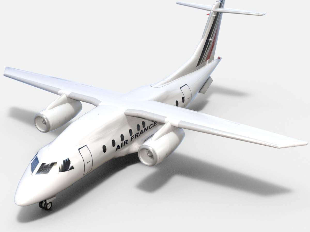 Dornier Do-328J Air France 3D Model by Dreamscape Studios