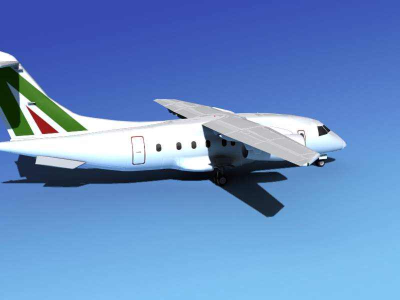 Dornier Do-328J Alitalia 3D Model by Dreamscape Studios