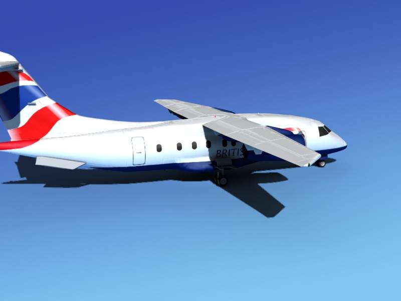 Dornier Do-328J British Airways 3D Model by Dreamscape Studios