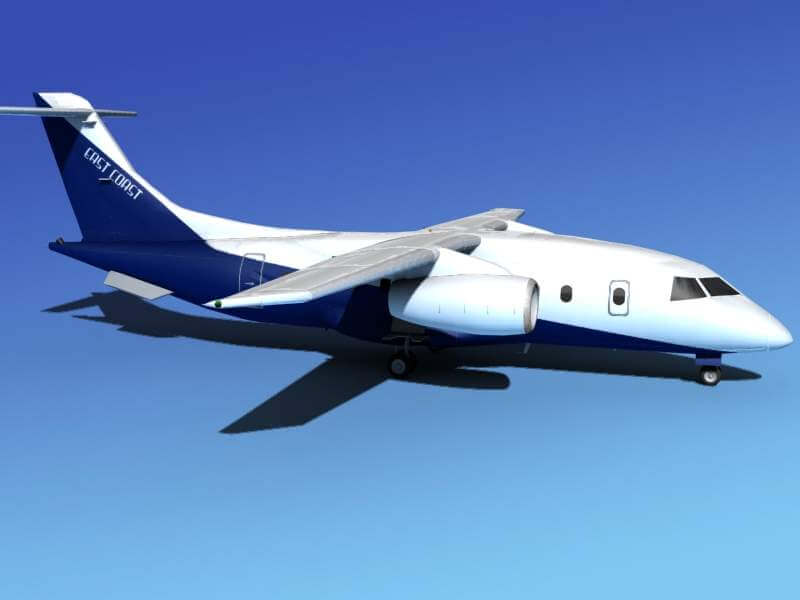Dornier Do-328J East Coast Airlines 3D Model by Dreamscape Studios