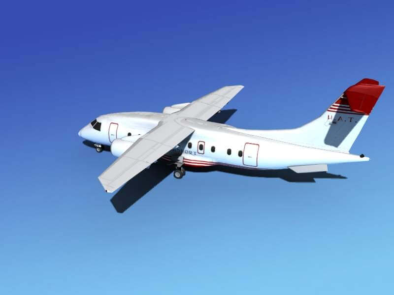 Dornier Do-328J Houston Air Transport 3D Model by Dreamscape Studios