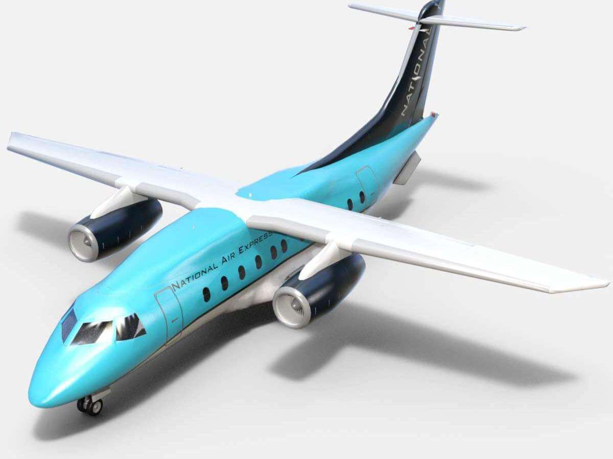 Dornier Do-328J National Air Express 3D Model by Dreamscape Studios