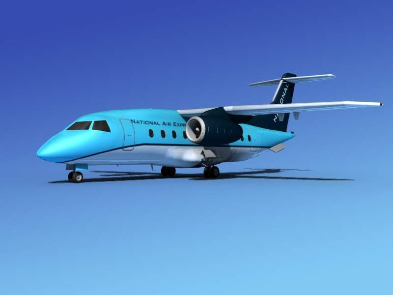 Dornier Do-328J National Air Express 3D Model by Dreamscape Studios