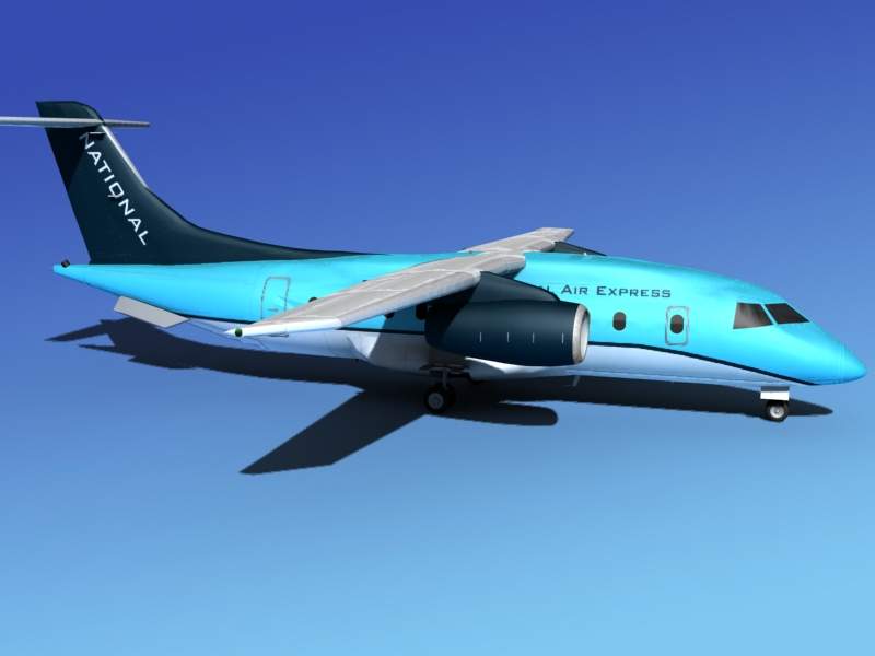 Dornier Do-328J National Air Express 3D Model by Dreamscape Studios