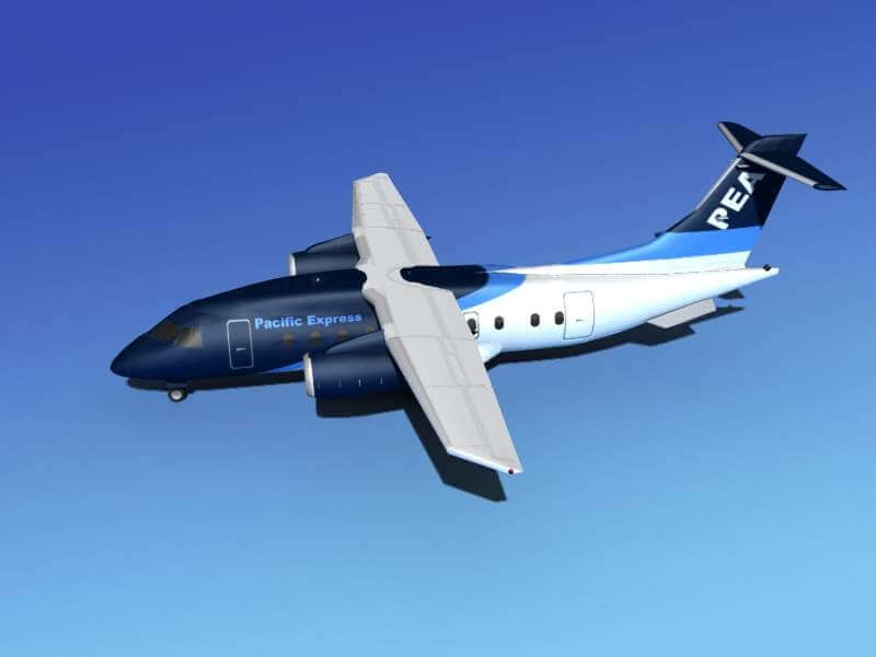Dornier Do-328J Pacific Express 3D Model by Dreamscape Studios