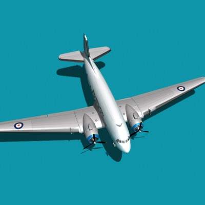 Douglas C-47 Dakota RCAF 3D Model by Dreamscape Studios