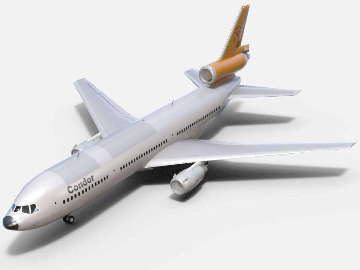 Douglas DC-10 Condor 3D Model by Dreamscape Studios
