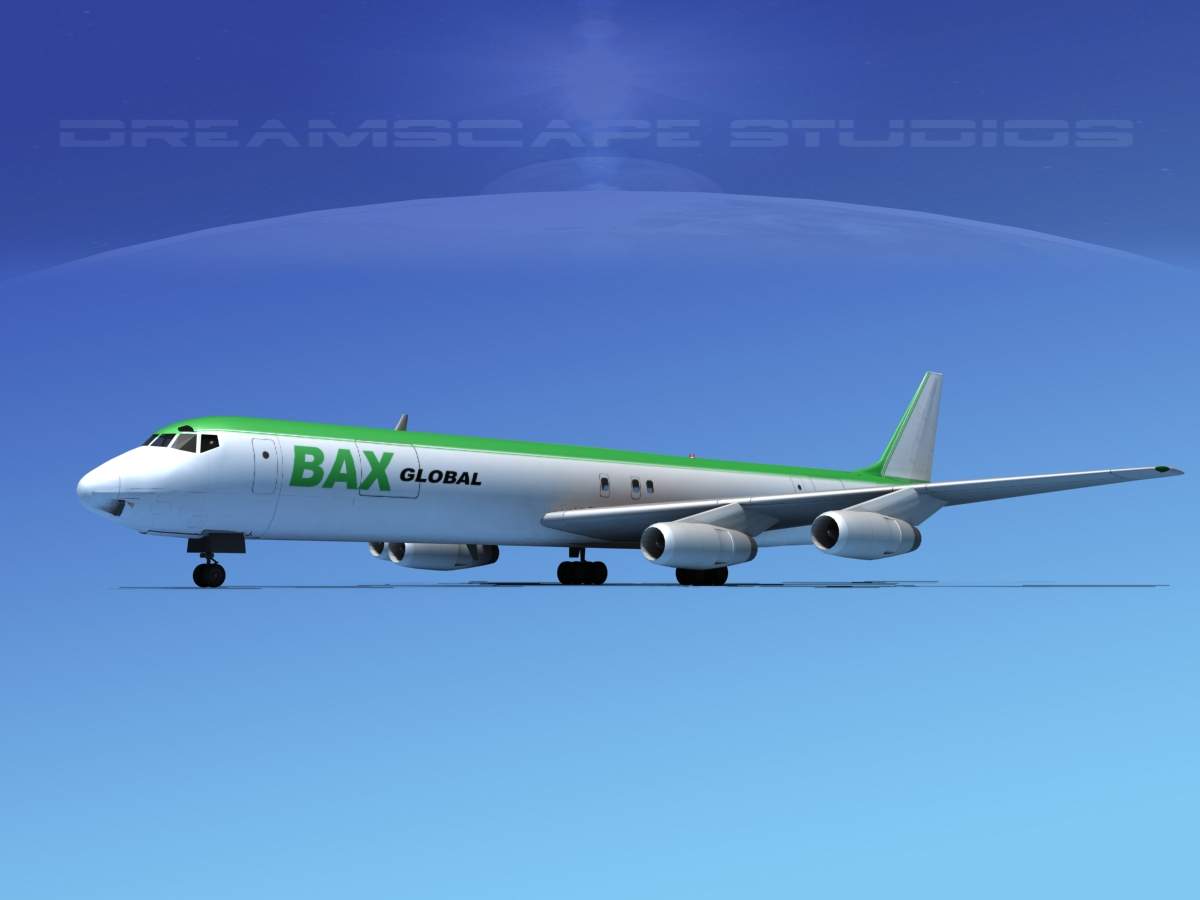 Douglas DC-8-63F BAX Global 3D Model by Dreamscape Studios