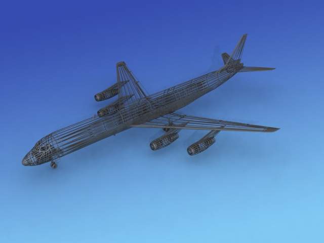 Douglas DC-8-63F Emery Air 3D Model by Dreamscape Studios