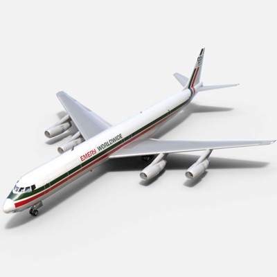 Douglas DC-8-63F Emery Air 3D Model by Dreamscape Studios