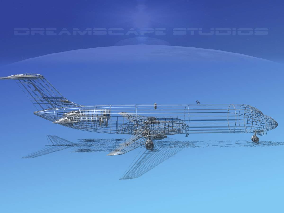 Douglas DC-9-30 ValueJet 3D Model by Dreamscape Studios