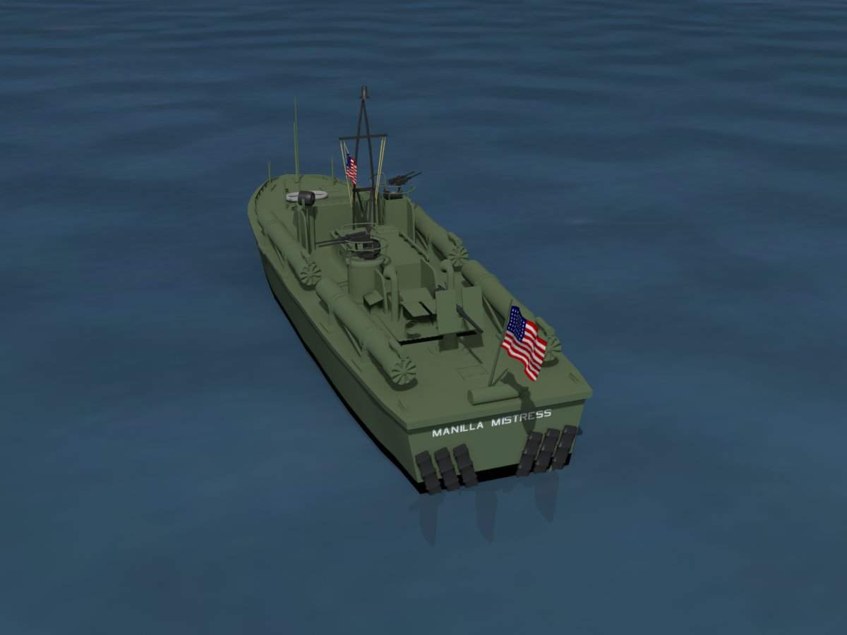 Elco PT Boat PT34 - 3D Model by Dreamscape Studios