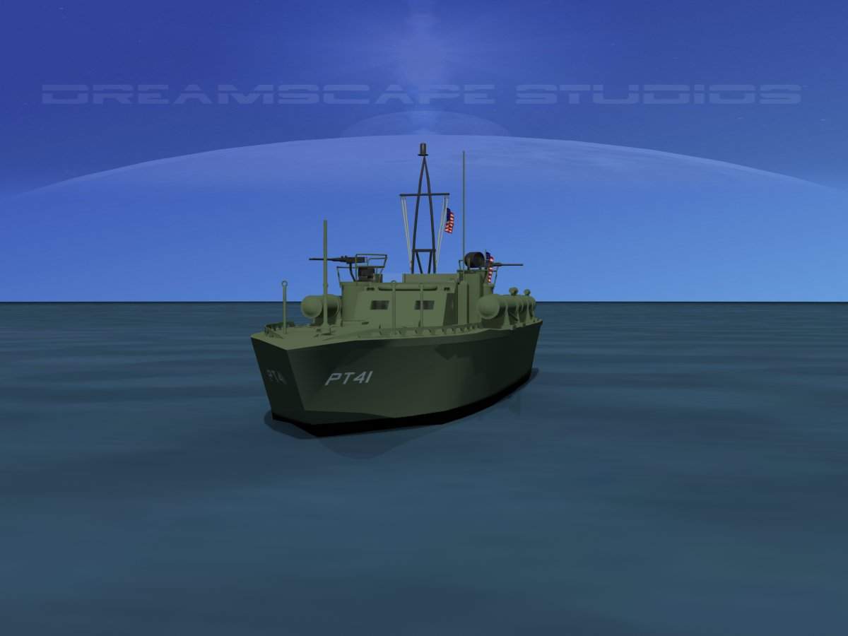 Elco PT Boat PT41 - 3D Model by Dreamscape Studios