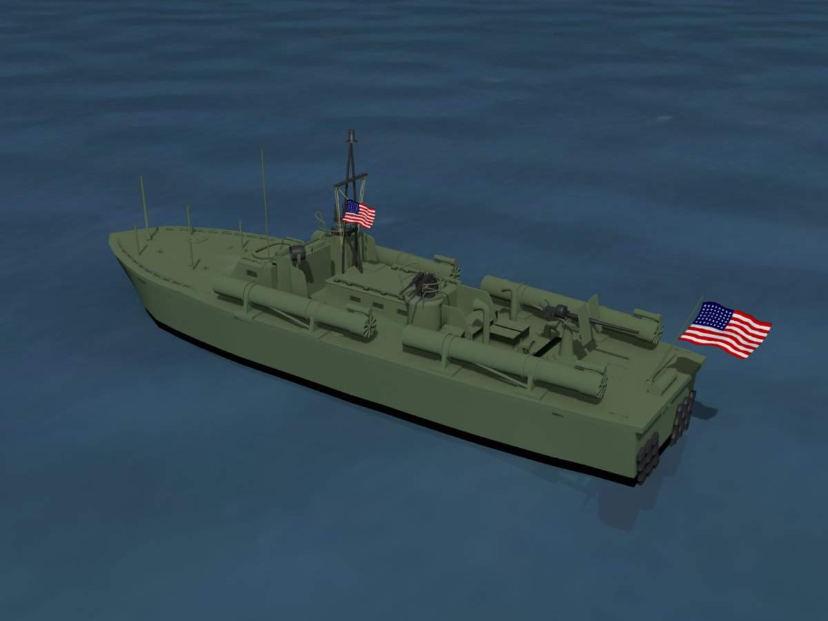 Elco PT Boat PT41 - 3D Model by Dreamscape Studios