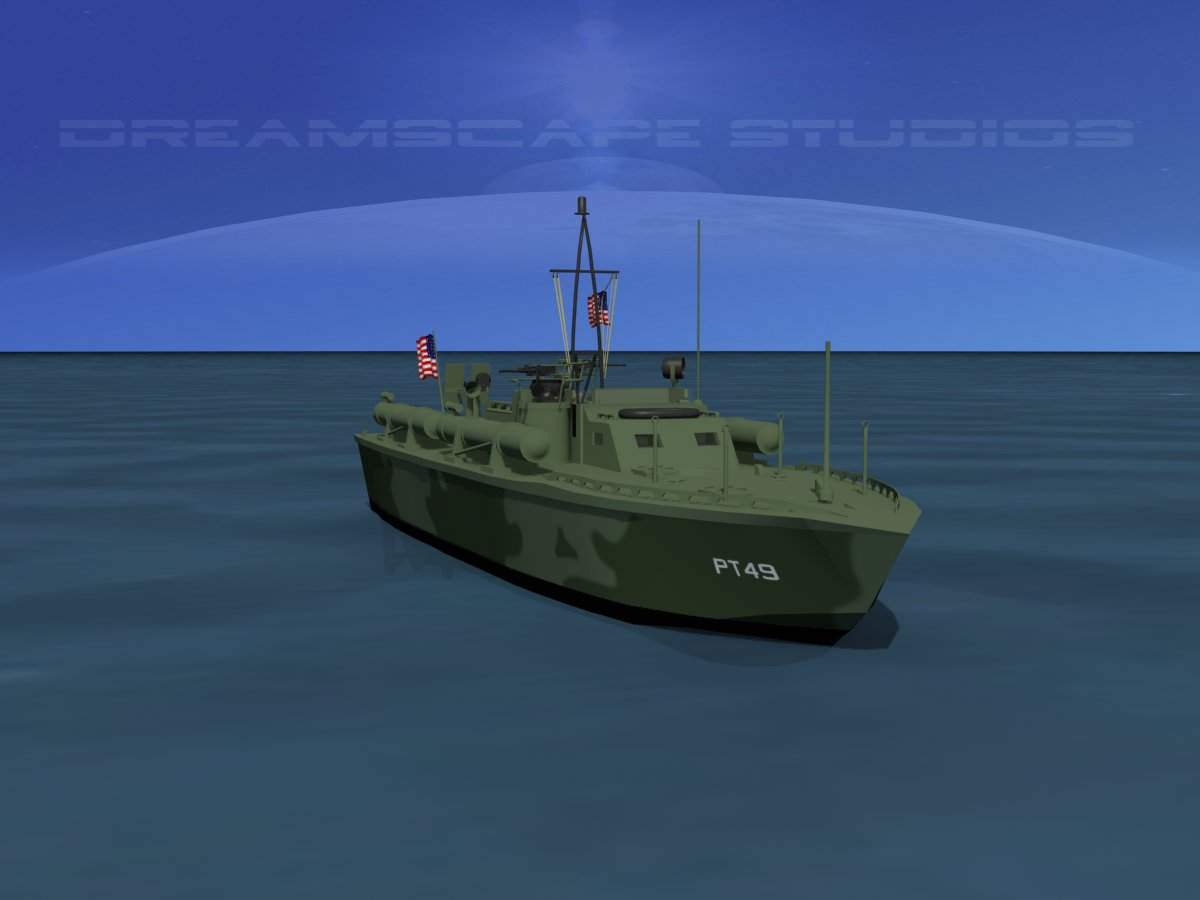 Elco PT Boat PT49 - 3D Model by Dreamscape Studios
