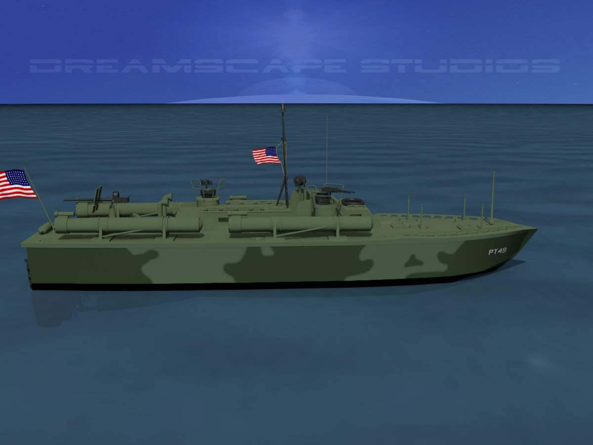 Elco PT Boat PT49 - 3D Model by Dreamscape Studios