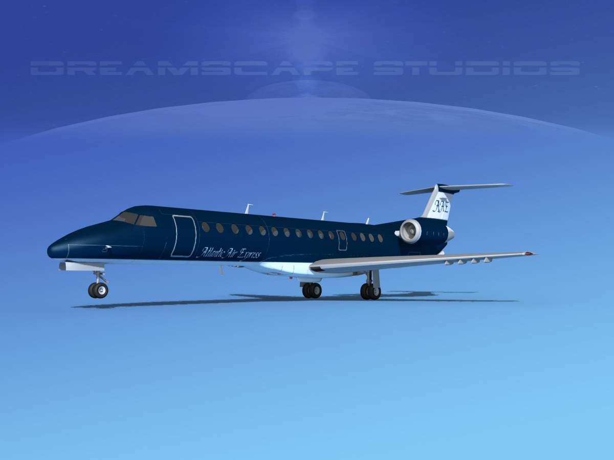 Embraer ERJ-140 Atlantic Air 3D Model by Dreamscape Studios