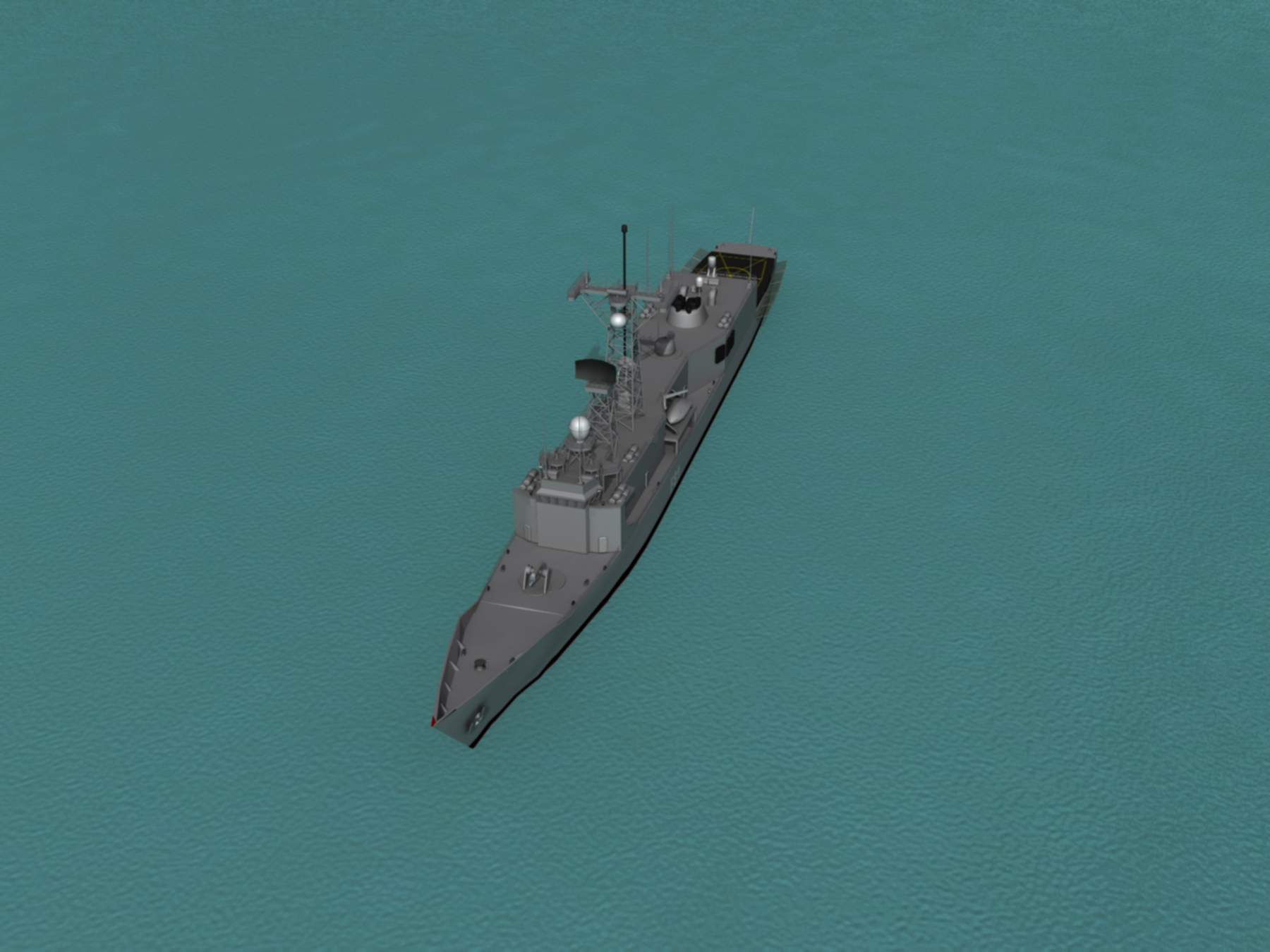 F81 SPS Santa Maria frigate - 3D Model by Dreamscape Studios