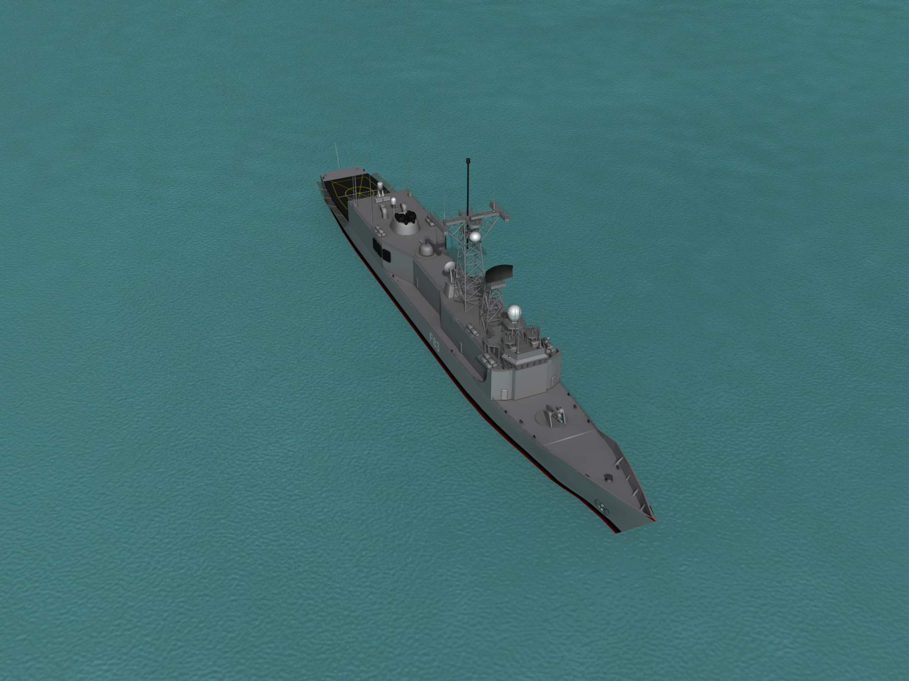 F83 SPS Numancia Frigate - 3D Model by Dreamscape Studios