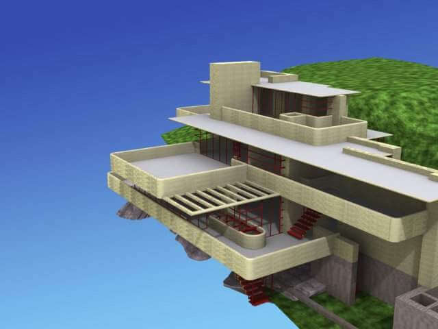 Falling Water House - 3D Model by Dreamscape Studios
