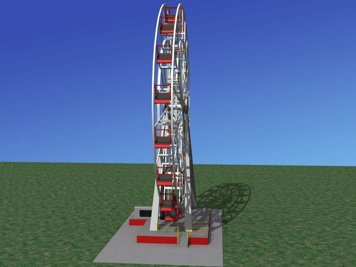Ferris Wheel - 3D Model by Dreamscape Studios