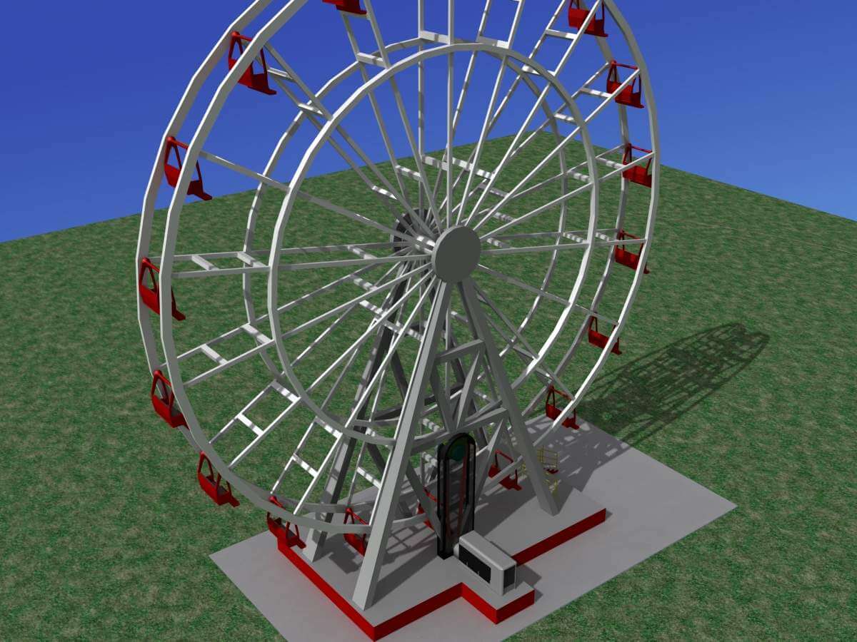Ferris Wheel - 3D Model by Dreamscape Studios