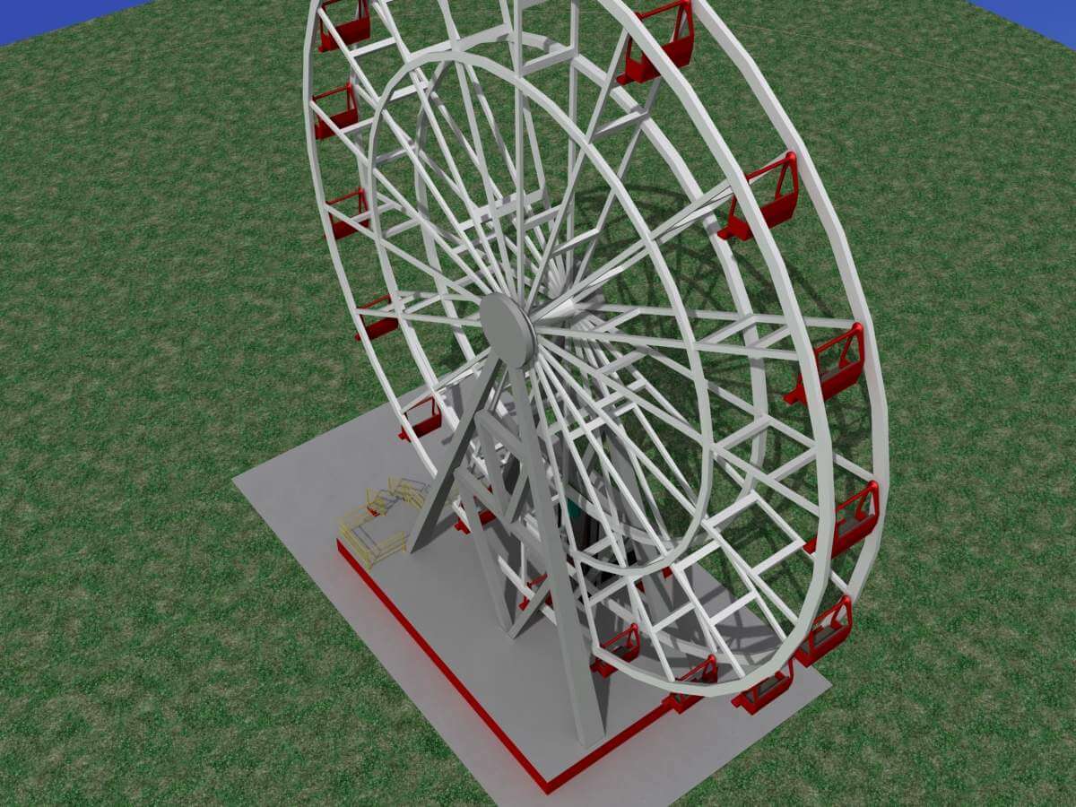 Ferris Wheel - 3D Model by Dreamscape Studios
