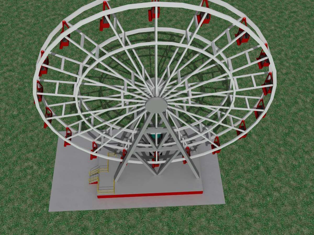 Ferris Wheel - 3D Model by Dreamscape Studios