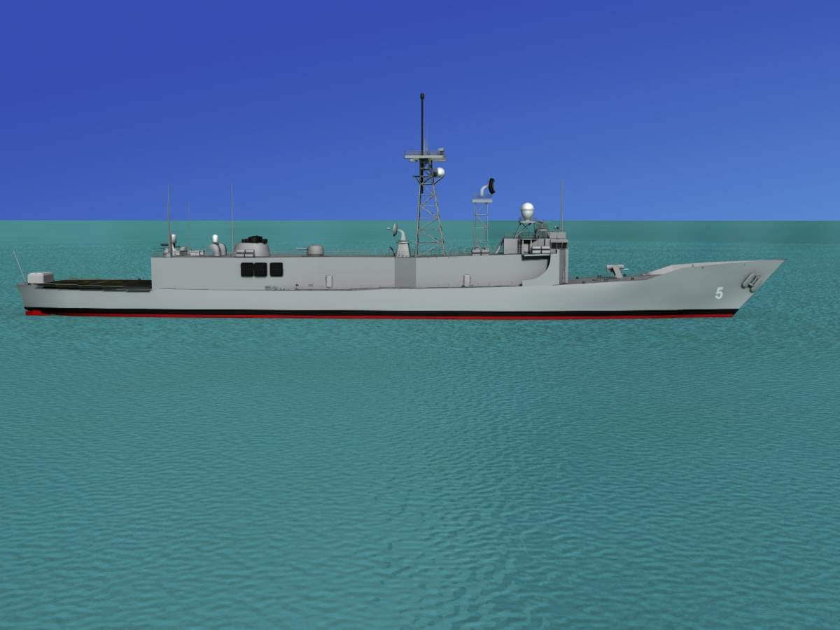FFG 05 Adelaide Class Frigate HMAS Melbourne - 3D Model by Dreamscape ...