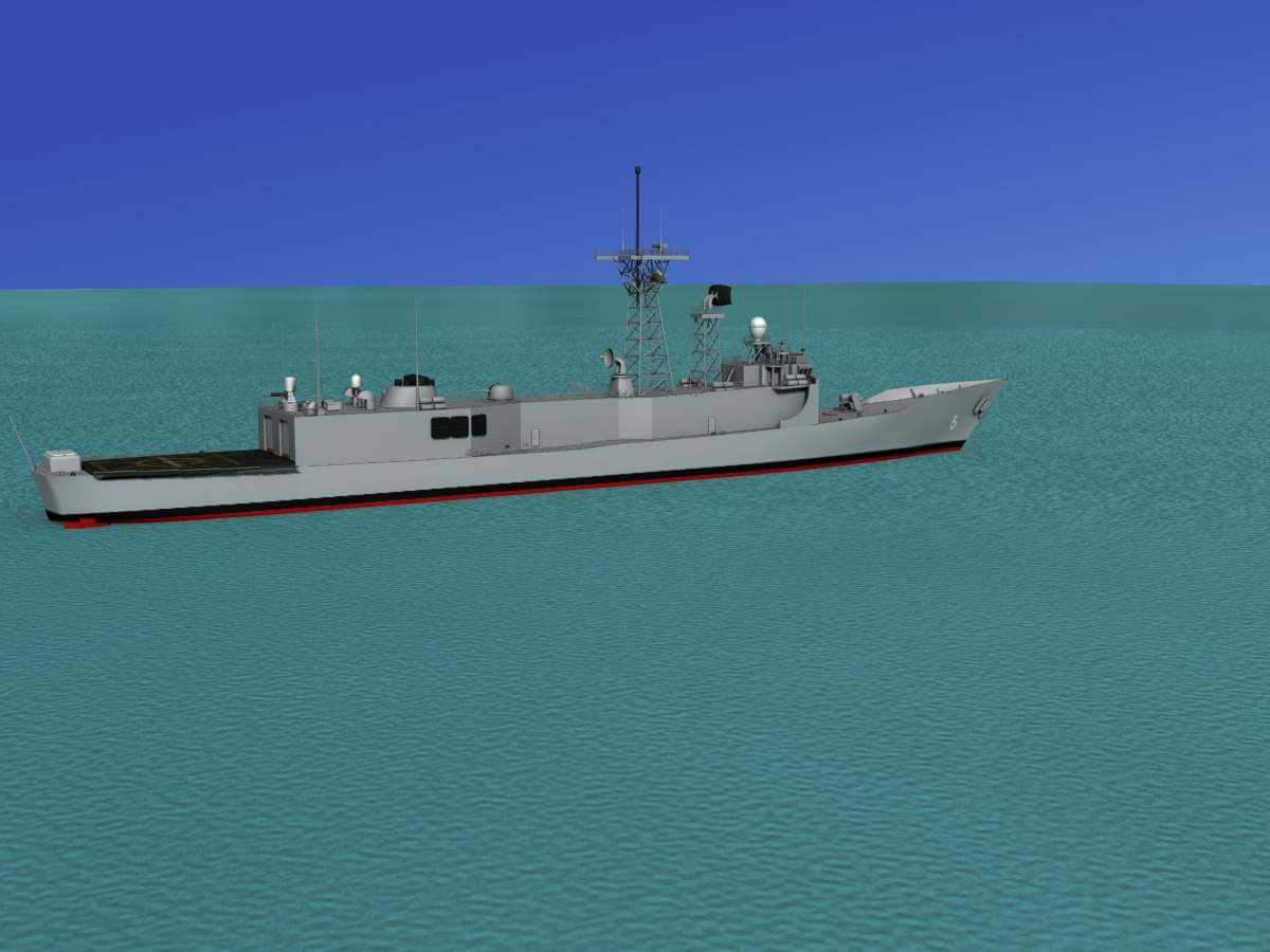 FFG 05 Adelaide Class Frigate HMAS Melbourne - 3D Model by Dreamscape ...