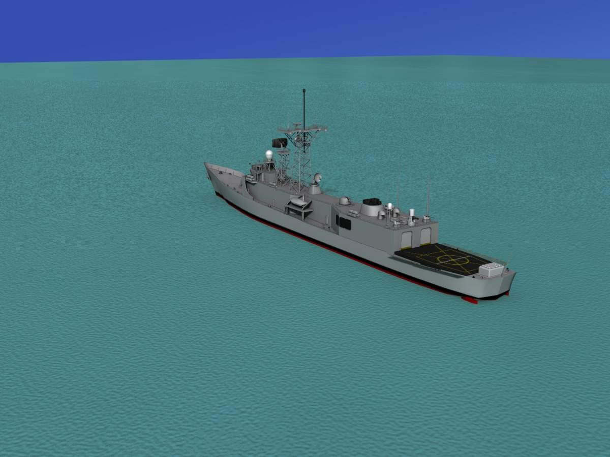 FFG 05 Adelaide Class Frigate HMAS Melbourne - 3D Model by Dreamscape ...
