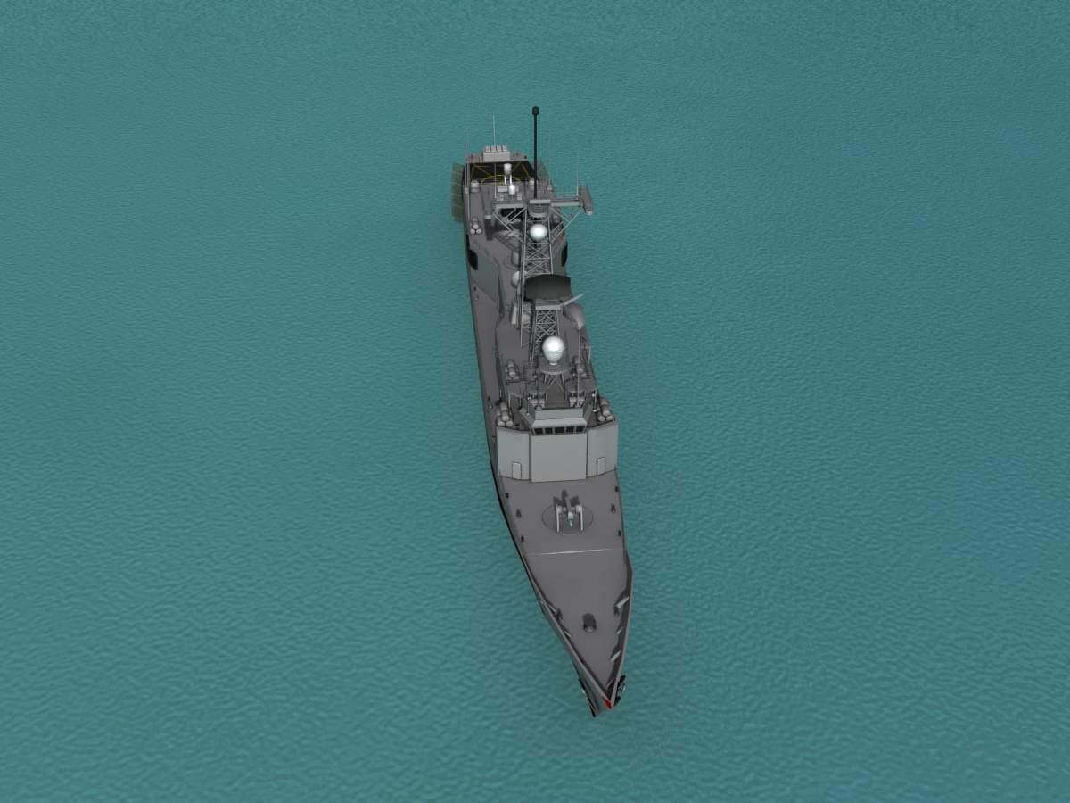 FFG 05 Adelaide Class Frigate HMAS Melbourne - 3D Model by Dreamscape ...