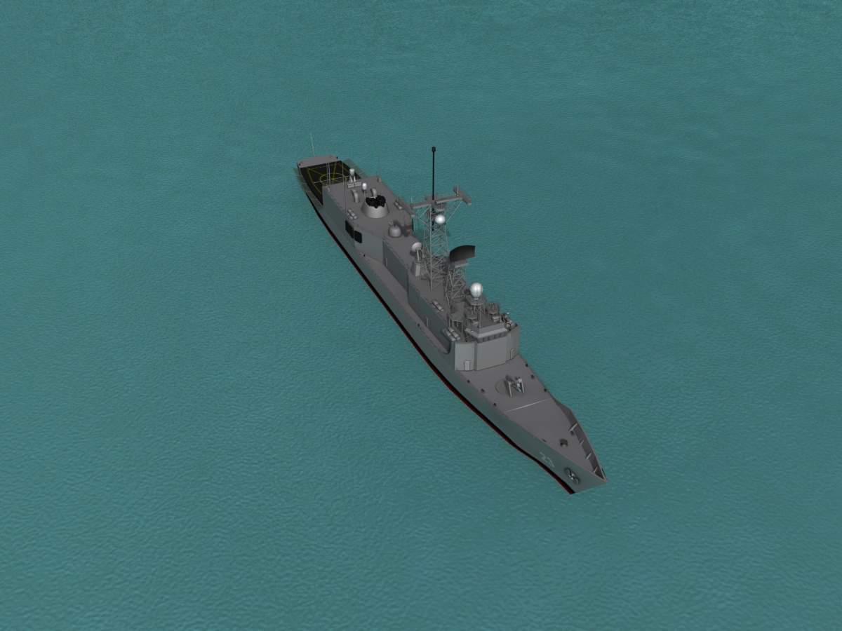 FFG23 USS Lewis B. Puller Perry Class Frigate - 3D Model by Dreamscape ...
