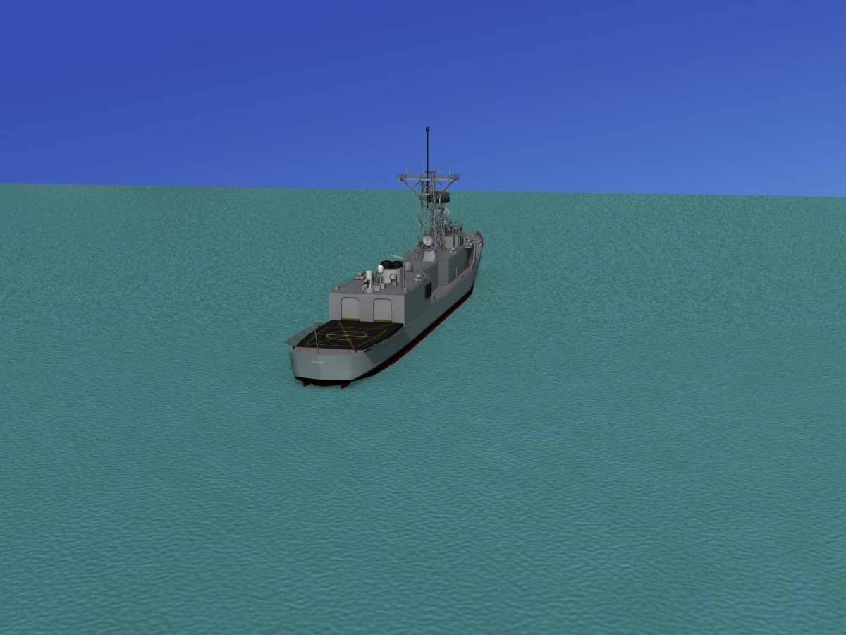 FFG31 USS Stark Perry Class Frigate - 3D Model by Dreamscape Studios