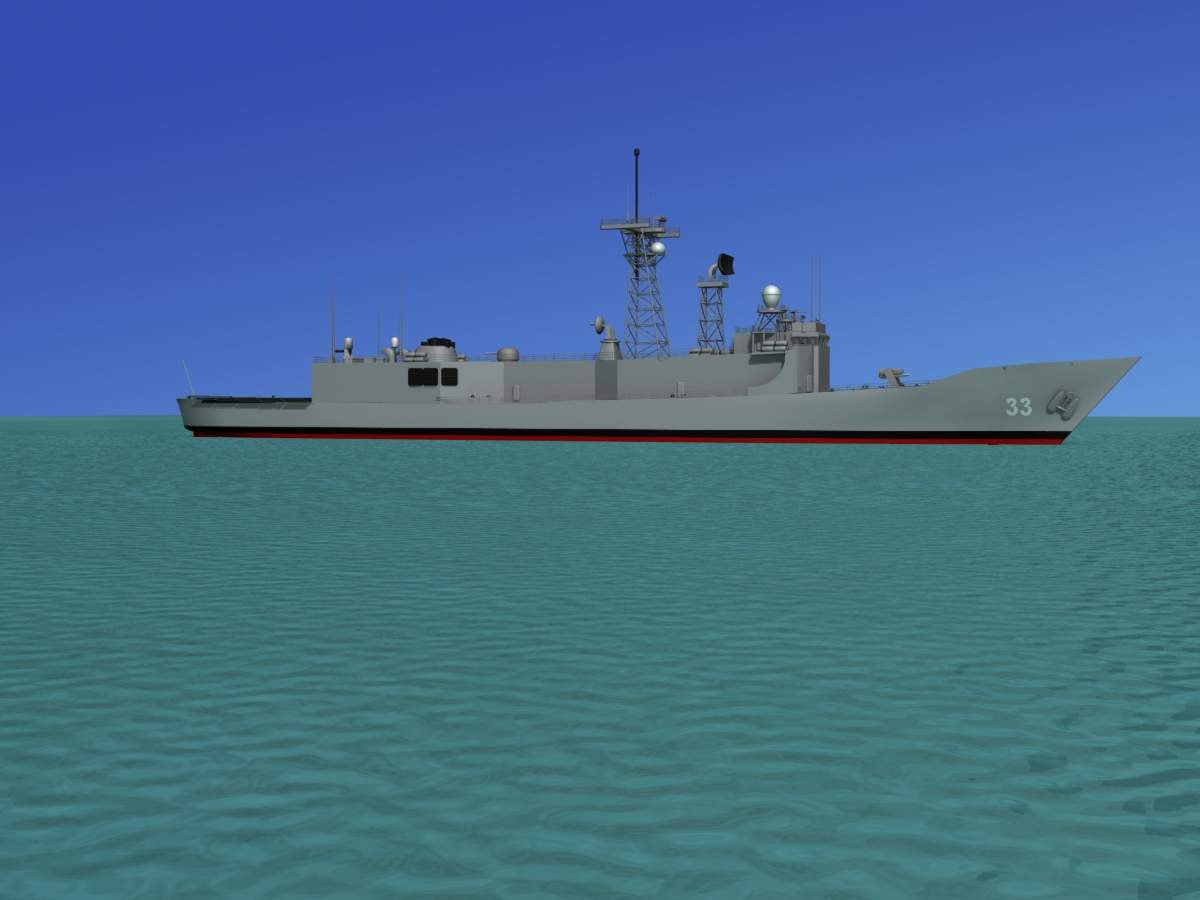 FFG33 USS Jarrett Perry Class Frigate - 3D Model by Dreamscape Studios