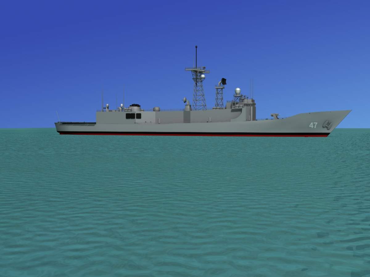 FFG47 USS Nicholas Perry Class Frigate - 3D Model by Dreamscape Studios