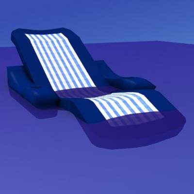Floating Lounge Chair - 3D Model by Dreamscape Studios