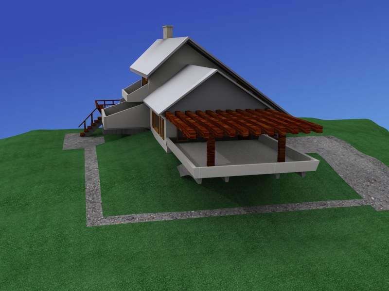 FLW Building - 3D Model by Dreamscape Studios