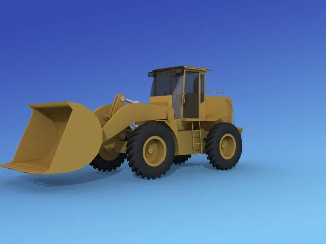 Front End Loader V01 - 3D Model by Dreamscape Studios
