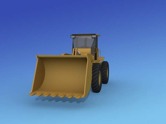 Front End Loader V01 - 3D Model by Dreamscape Studios
