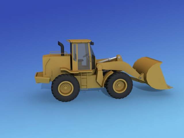 Front End Loader V01 - 3D Model by Dreamscape Studios