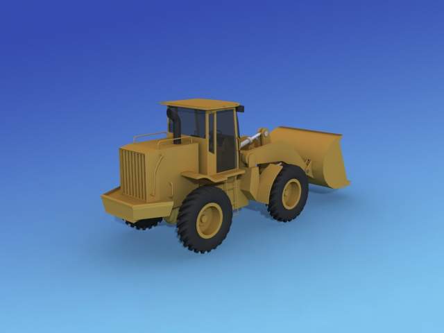 Front End Loader V01 - 3D Model by Dreamscape Studios