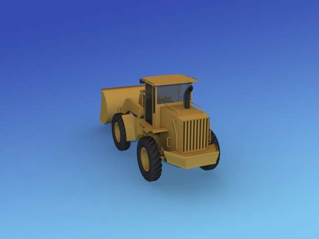 Front End Loader V01 - 3D Model by Dreamscape Studios