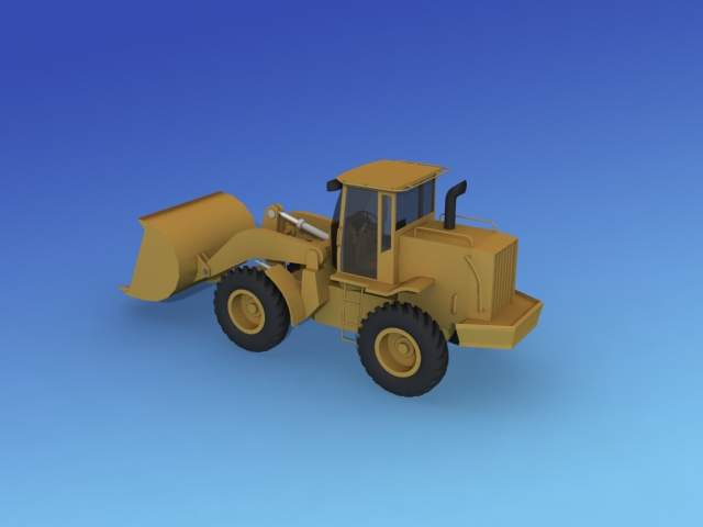 Front End Loader V01 - 3D Model by Dreamscape Studios
