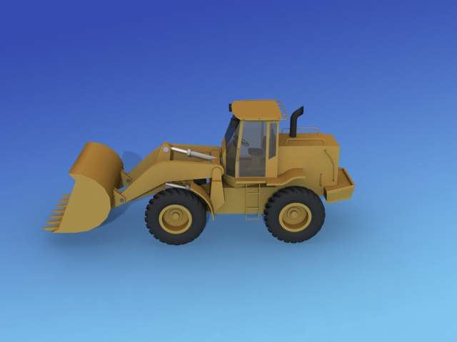 Front End Loader V01 - 3D Model by Dreamscape Studios