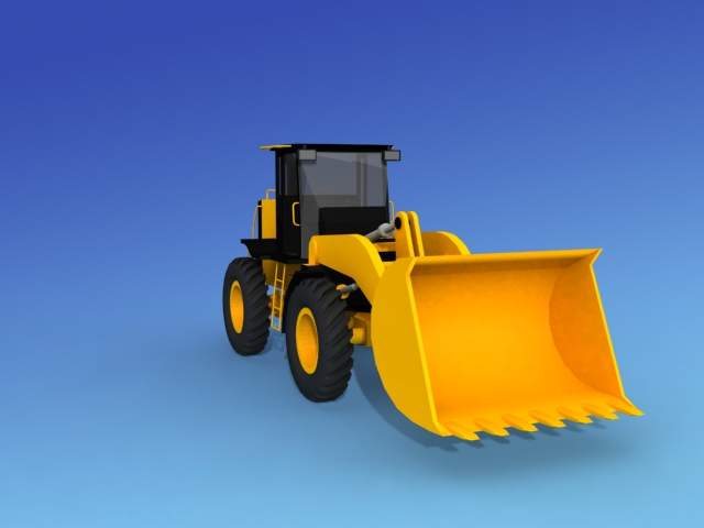 Front End Loader V03 - 3D Model by Dreamscape Studios