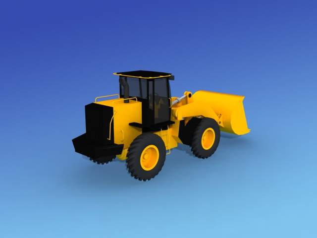 Front End Loader V03 - 3D Model by Dreamscape Studios