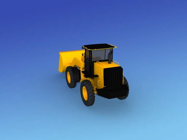 Front End Loader V03 - 3D Model by Dreamscape Studios