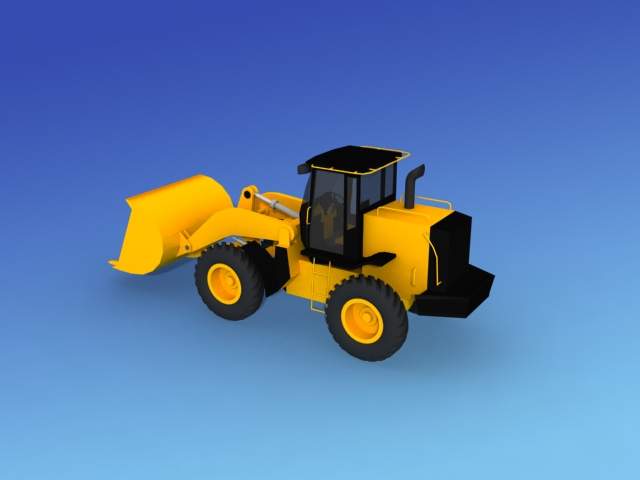 Front End Loader V03 - 3D Model by Dreamscape Studios
