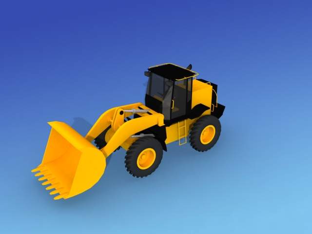 Front End Loader V03 - 3D Model by Dreamscape Studios